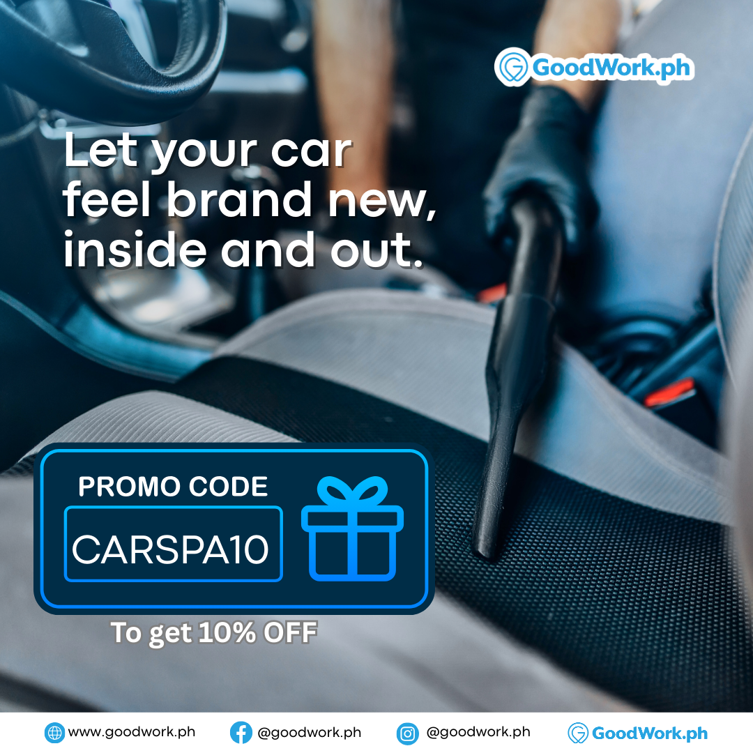 Introducing CAR SPA: Car Seat Cleaning at Your Doorstep! – GoodWork.ph
